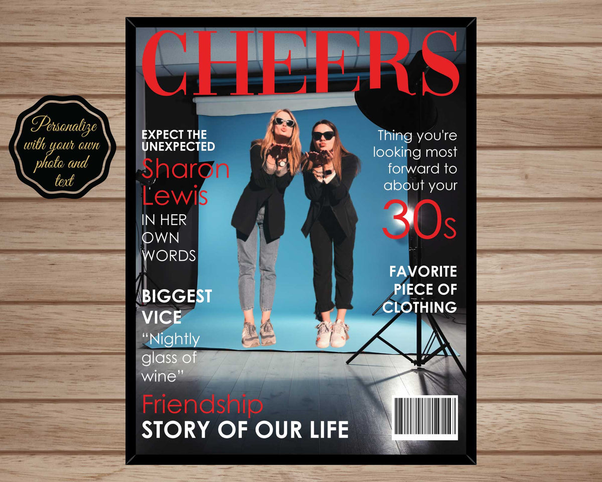 30th Birthday Personalized Magazine Gift | Unique 30th Birthday Gift ...