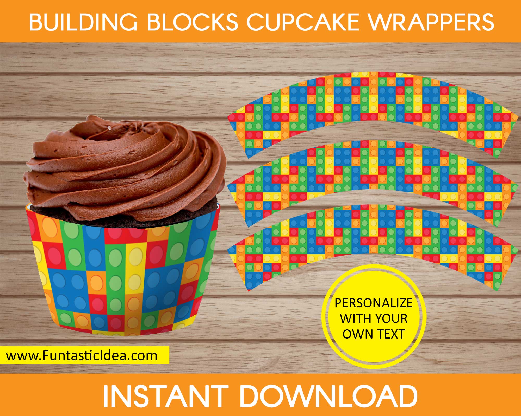 Lego Cupcake Wrappers LEGO® 6331525 72024 ToyPro